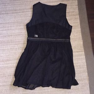 Jessica Simpson | Dresses | 3 In Jessica Simpson Black Sheer Leather ...